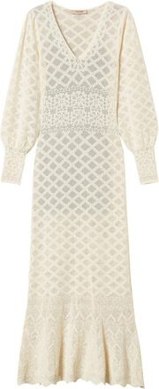 Twinset Floral Knitted Maxi Dress