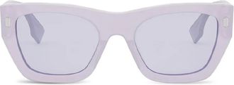 Fendi lunettes de soleil &agrave; monture carr&eacute;e - Violet