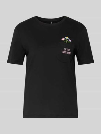Only Regular Fit T-Shirt aus reiner Baumwolle Modell POLLY