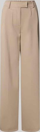 Review Wide Leg Stoffhose mit Bundfalten