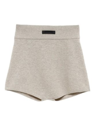 Fear of God short en maille côtelée - Tons neutres