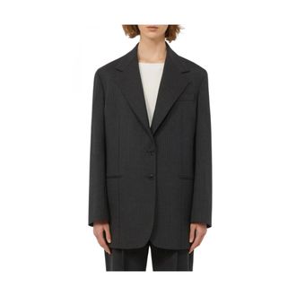 Max Mara Femme, Vestes, Gris, Taille: 40 FR Edmea Blazer