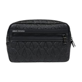 A|X Armani Exchange Schwarze Polyester-Tasche mit Rei&szlig;verschlusstaschen - - Bags - Damen - Schwarzk - ONE SIZE
