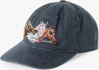 H&eacute;las. Casquette brod&eacute;e en coton
