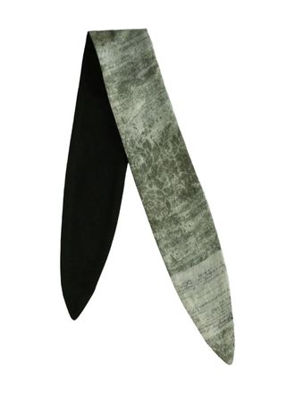 Ziggy Chen wool scarf - Vert