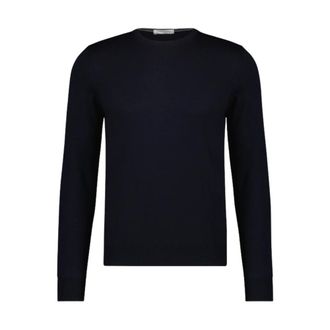 Gran Sasso Homme, Pulls, Bleu, Taille: M Crew Neck 55167 14290