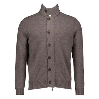 Gran Sasso Cardigan 23170/25025 - - Knitwear - Herren - Braun - 3XL