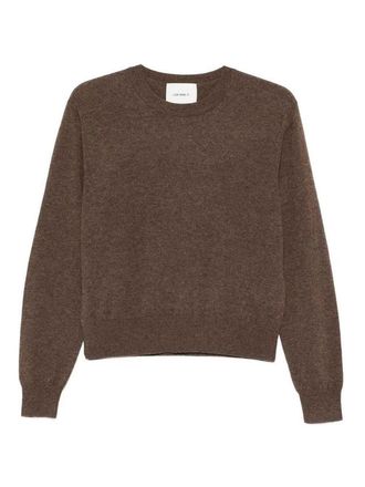 Lisa Yang Rundhalspullover - Beige