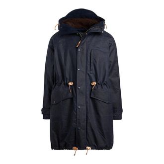 Manifattura Ceccarelli Homme, Manteaux, Bleu, Taille: 2XS Mountain Parka
