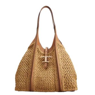 Tod's Femme, Sacs, Brun, Taille: ONE Size Sacs &agrave; &eacute;paule