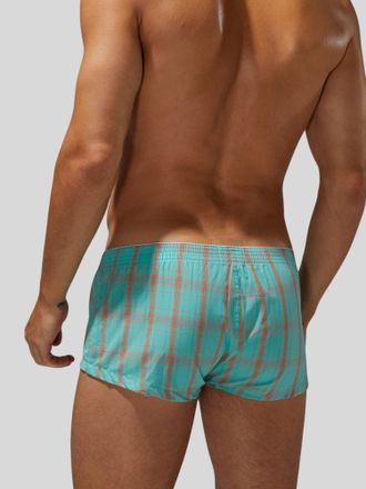 SEOBEAN Boxershorts Checkered Boxershort Trunk
