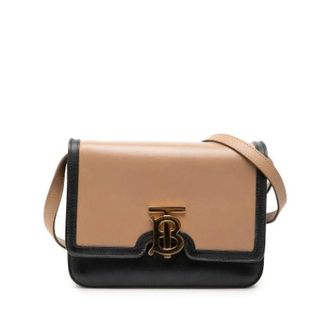 Burberry unisex, Pre-owned, Brun, Taille: ONE Size Sac bandouli&egrave;re rabat Pre-owned