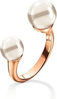 Folli Follie 3R15T056RW Bague en acier inoxydable pour femme Rose Taille 56