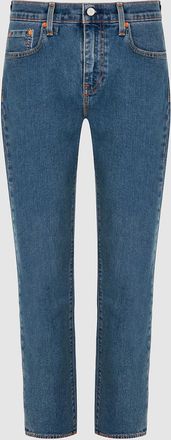 Levi's Jean 502 Taper Med Indigo-Flat Finish Stonewash Stretch