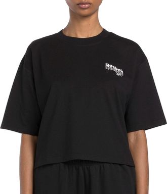 Reebok Damen Id Energy Court T-Shirt, Black