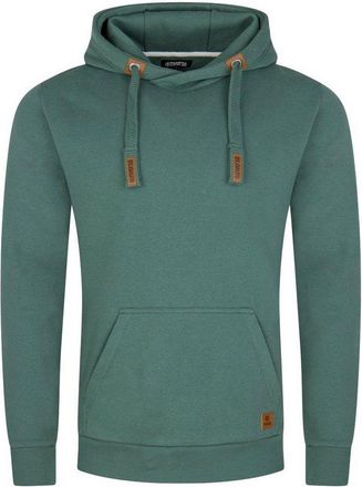 Riverso Kapuzenpullover Herren Hoodie RIVNiklas Regular Fit Longsleeve Sweatshirt mit Cross-Over-Kragen und Kängurutasche