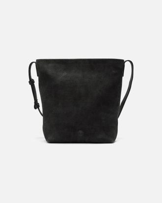 Timberland Schultertasche aus weichem Leder in Schwarz, Damen, Schwarz