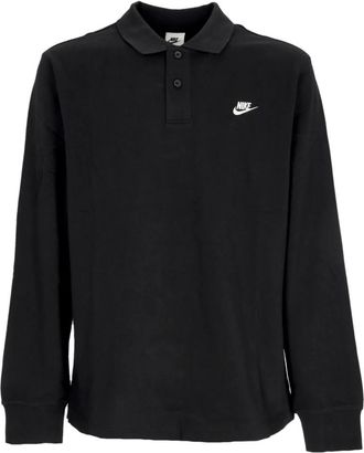 Nike Langarm-Polo-Shirt - - Sport - Herren - Schwarzk - M