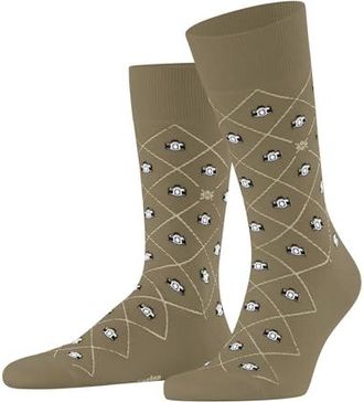 Burlington Snapshots M So coton fantaisie 1 paire, Chaussettes Homme, Beige Desert Sand 4028, 40-46
