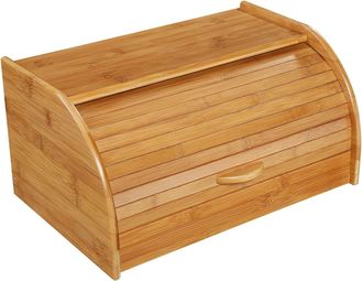 Zassenhaus Brotkasten, Bambus 40 x 26 x 20 cm, Braun, 40 x 27.5 x 21.5 cm, 54118