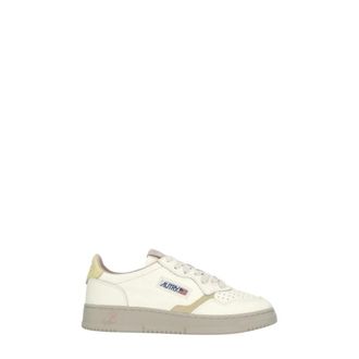 Autry Femme, Chaussures, Beige, Taille: 40 EU Medalist Low Baskets