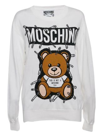 Moschino sweat imprimé - Blanc