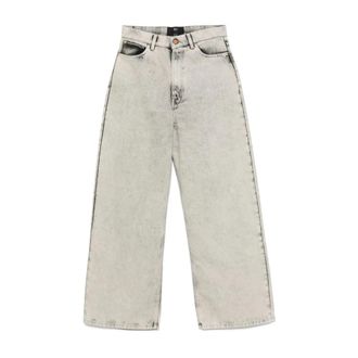 3x1 Weite Bein Skater Jeans - - Jeans - Damen - Grau - W24