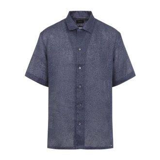 Brioni Herren, Shirts, Blau, LGr&ouml;&szlig;e