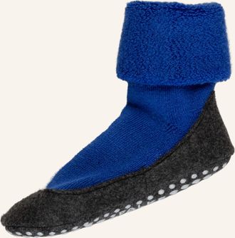Falke Stoppersocken Cosyshoe Aus Merinowolle blau