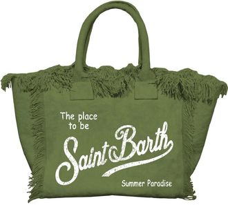 MC2 Saint Barth Femme, Sacs, Vert, Taille: ONE Size Military Vanity Canvas Bag