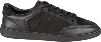Ferragamo Sergio Leder-Sneakers - - Shoes - Herren - Schwarzk - 38 1/2 EU