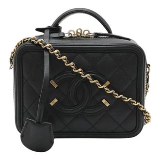 Chanel Pre-owned Vintage Vanity Bag - - Pre-owned - Damen - Schwarzk - ONE SIZE