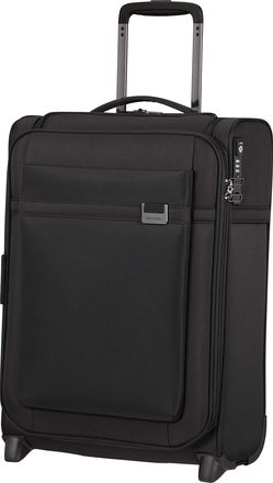 Samsonite Airea - Upright S Toppocket Erweiterbares Handgepäck, 2 Rollen, 55 cm, 41/46 L, Schwarz