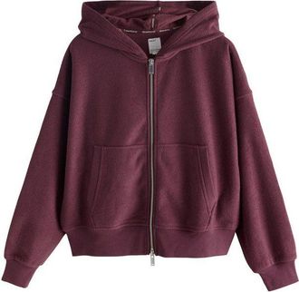 Next Kapuzenpullover Frottee-Hoodie mit durchgehendem Reißverschluss (1-tlg)
