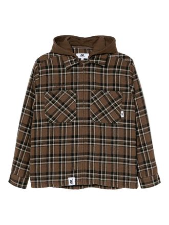 Chocoolate veste &agrave; logo brod&eacute; - Marron