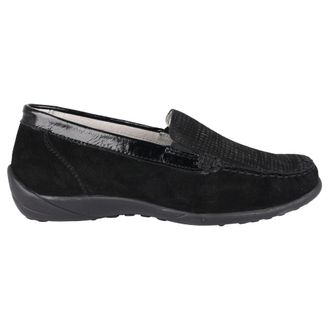 Waldl&auml;ufer Klassischer Wide Fit Mokassin - Schwarz - - Shoes - Damen - Schwarzk - 35 1/2 EU