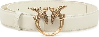 Pinko Pinko, Femme, Accessoires, Blanc, Taille: XS Love Birds Belt