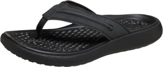 Crocs Damen Yukon Vista II LR Flip Flip, Black/Black, 43/44 EU