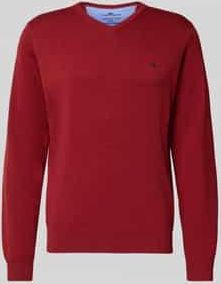 Fynch-Hatton Strickpullover mit Logo-Detail