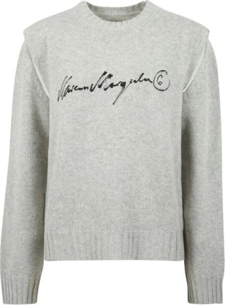 Maison Margiela Sweat &agrave; capuche - Femme - Pulls - Gris - Taille: 40 FR