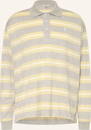 Ami Ami Paris Jersey-Poloshirt grau