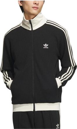 adidas Homme, Sweatshirts et sweats &agrave; capuche, Noir, Taille: XL Adicolor Classic Waffle Beckenbauer Track Top