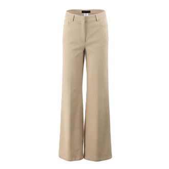 Ermanno Scervino Pantalon large - Femme - Pantalons - Beige - Taille: 38 FR