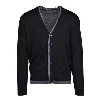 Paolo Pecora Cardigan - - Knitwear - Herren - Schwarzk - M