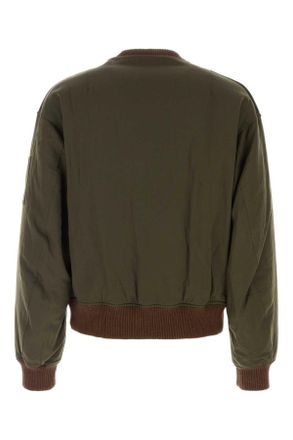 Visvim Mens Olive Green Wool Blend Gunner Down Jacket Piumini