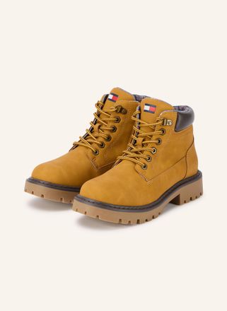 Tommy Hilfiger Schn&uuml;rboots braun