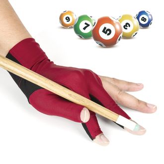 Generic Poolhandschuhe, Pool-Billardhandschuhe - 3 Fingers Sport links oder rechts GIGLI BILLIARDI | f&uuml;r Sportshows, Cue Pool rutschfeste Handschuhe f&uuml;r Famil