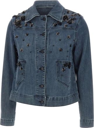 Elena Miro Femme, Vestes, Bleu, Taille: 44 FR Elena Mir&ograve; Vestes