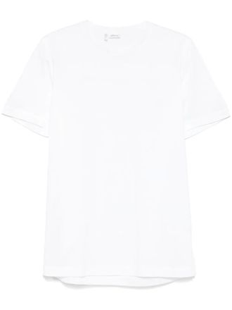 Brioni t-shirt à logo brodé - Blanc