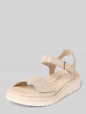 Tamaris Ledersandalette mit Klettverschluss